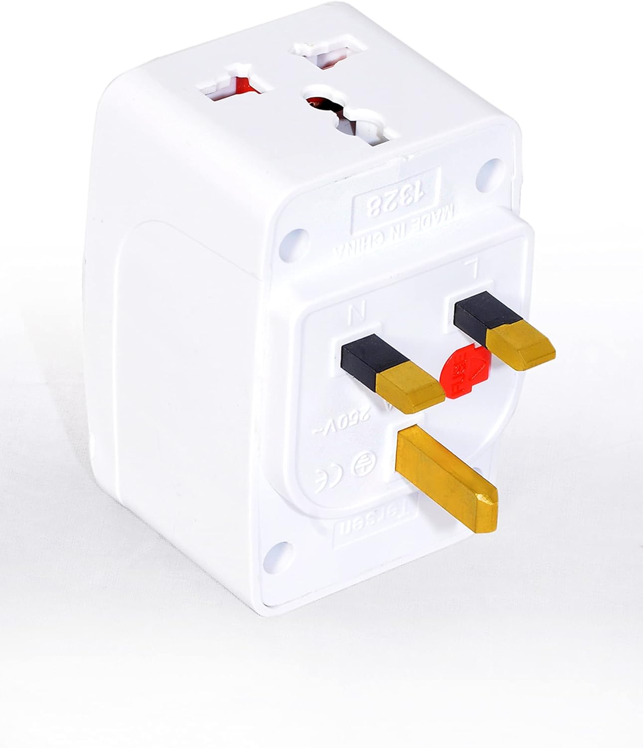 RR 3 Way Multi Plug Adapter Socket Universal Travel Adaptor (5 Piece)