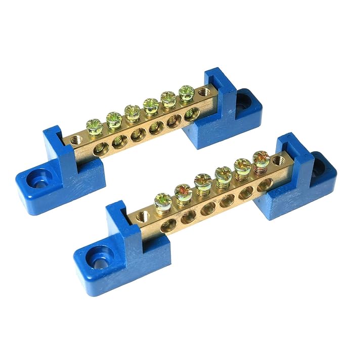Terminal Grounding Strip BusBar Block Neutral Link (Pack of 10)